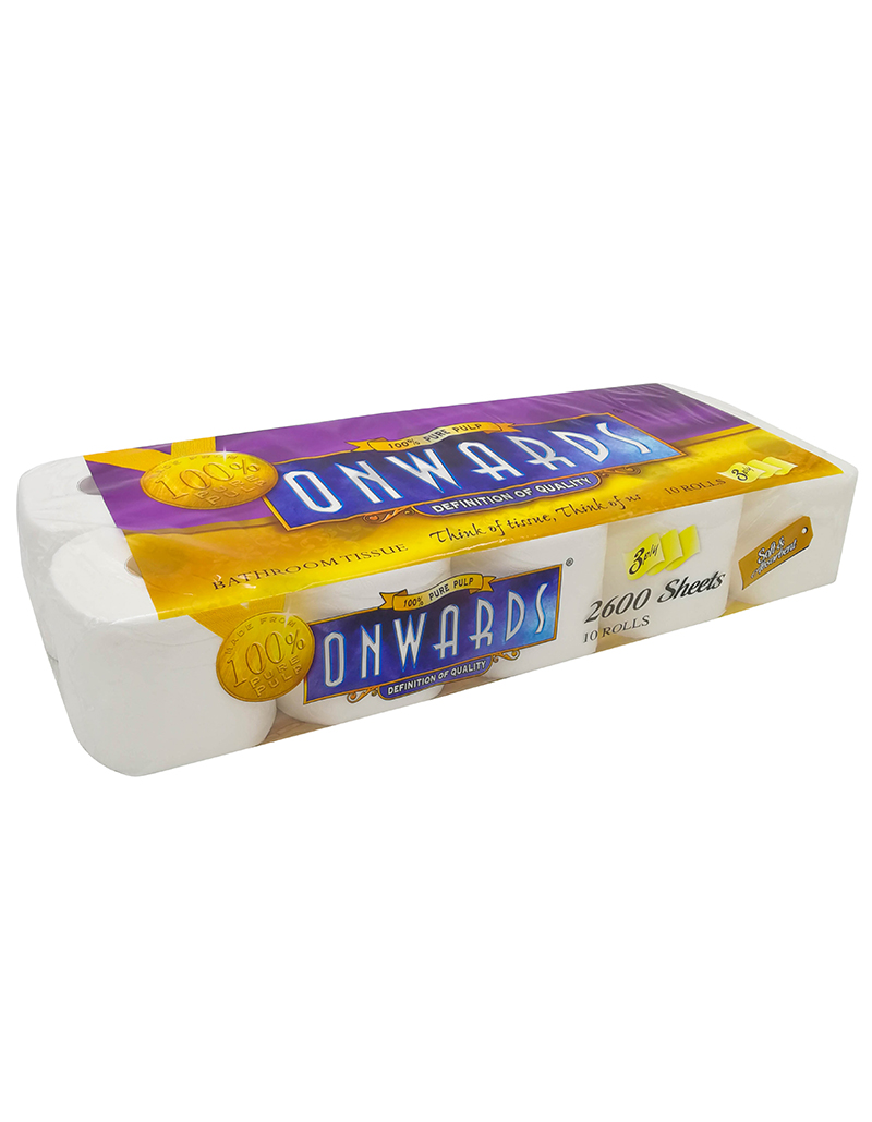 Onwards - Bathroom Tissue 10 Rolls x 2600 Sheets 3 Ply - Welcome to ...